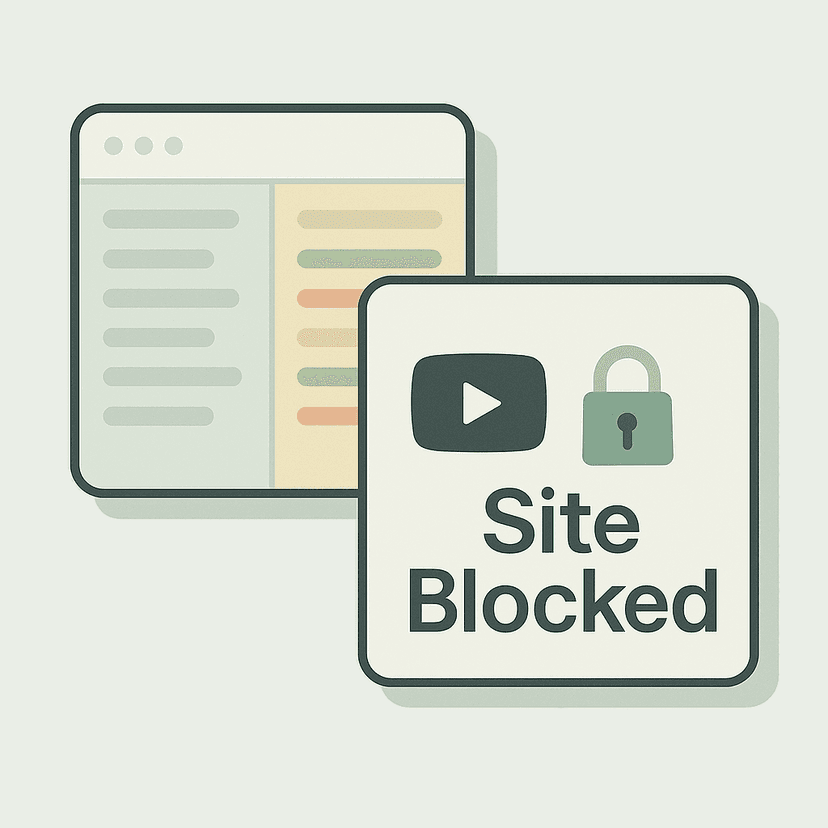 Screen Time Blocker & Self-Control App