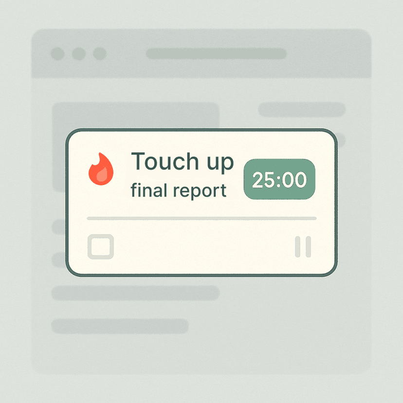 Always-Visible Task Bar Overlay