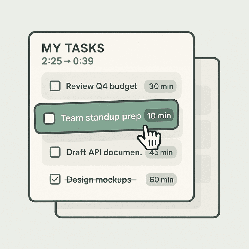 Plan Deep Work Sessions in Seconds